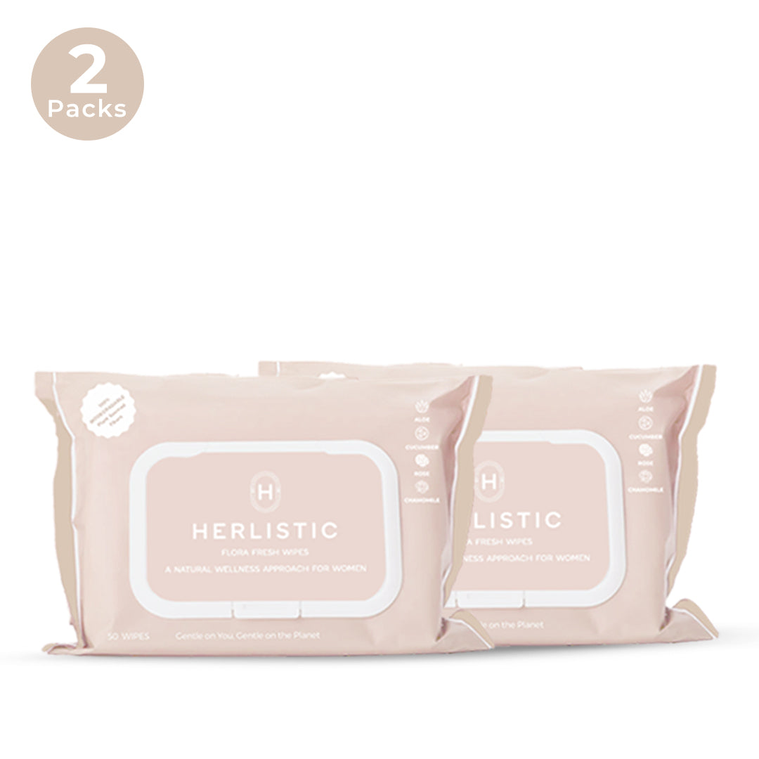 Flora Fresh Flushable Wipes – Herlistic